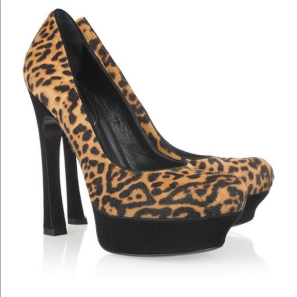 Yves Saint Laurent | Shoes | Ysl Palais Leopard Calf Hair Pump | Poshmark